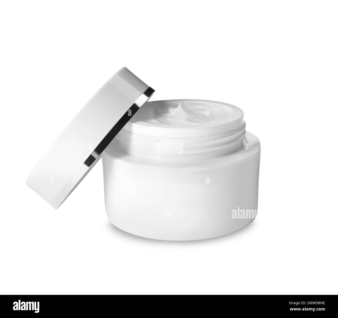 Jar of luxury face cream isolated on white Stock Photo - Alamy