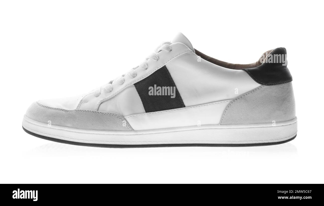 New sneaker isolated on white. Sport shoe Stock Photo - Alamy