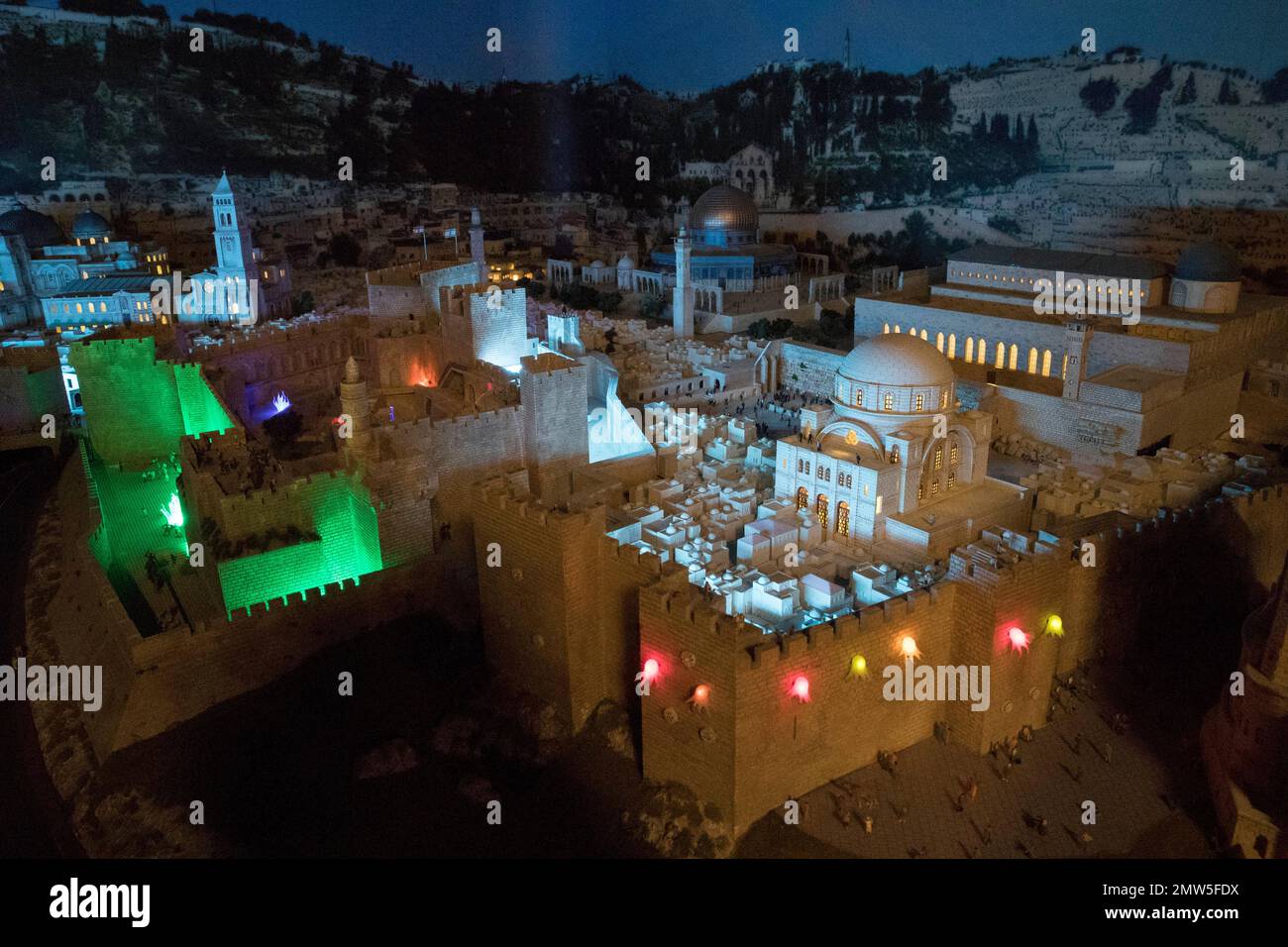 Israel is depicted in the Gulliver's Gate exhibit, Wednesday, April 5 ...