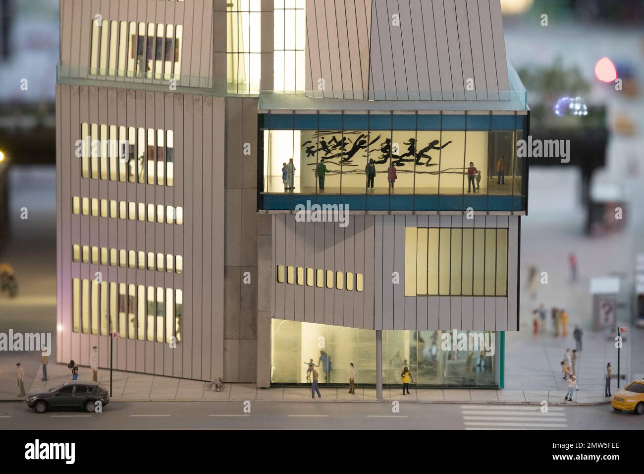 The Whitney Museum of American Art is depicted in the New York City ...
