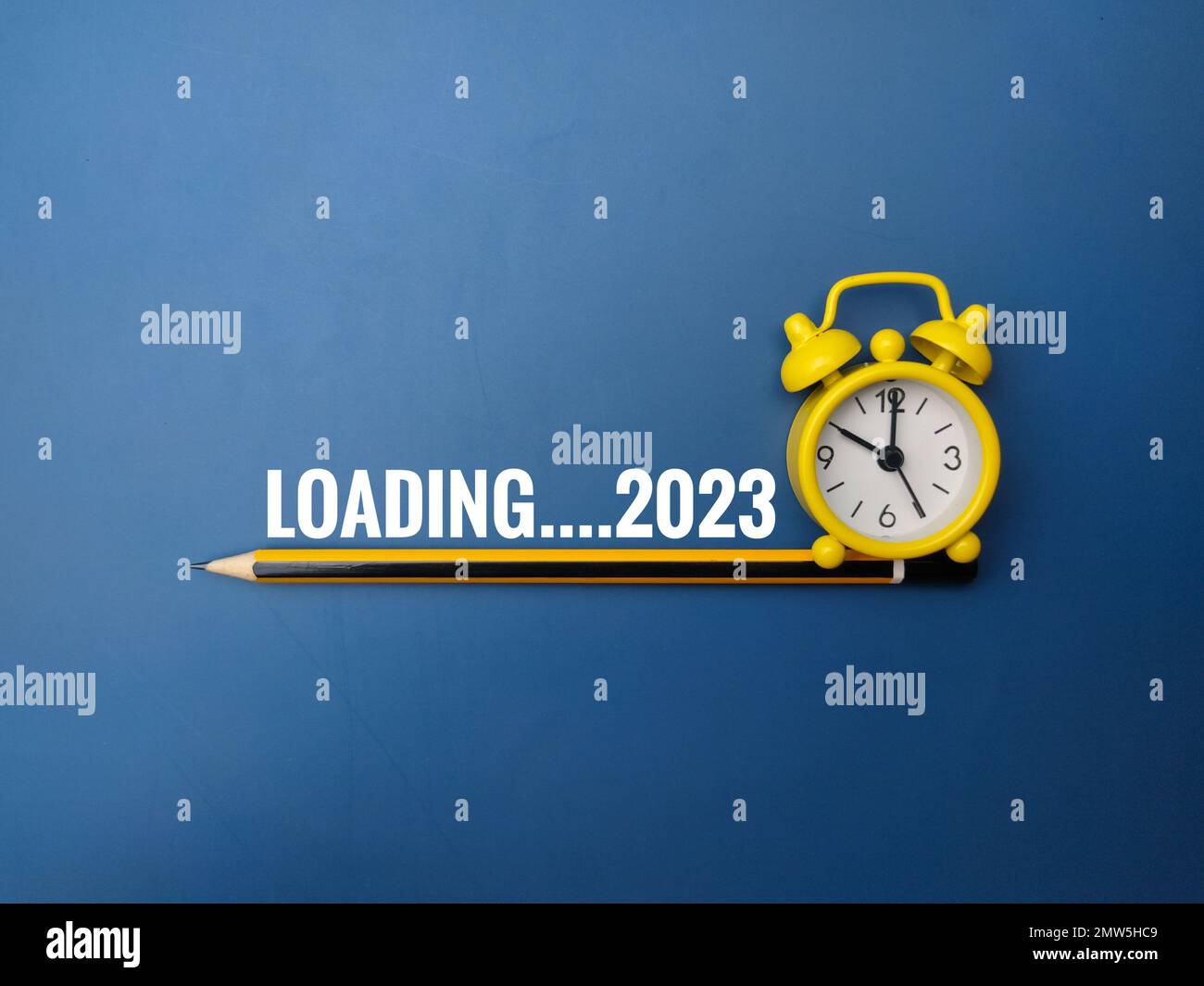 Happy new year 2023 with clock hi-res stock photography and images - Alamy