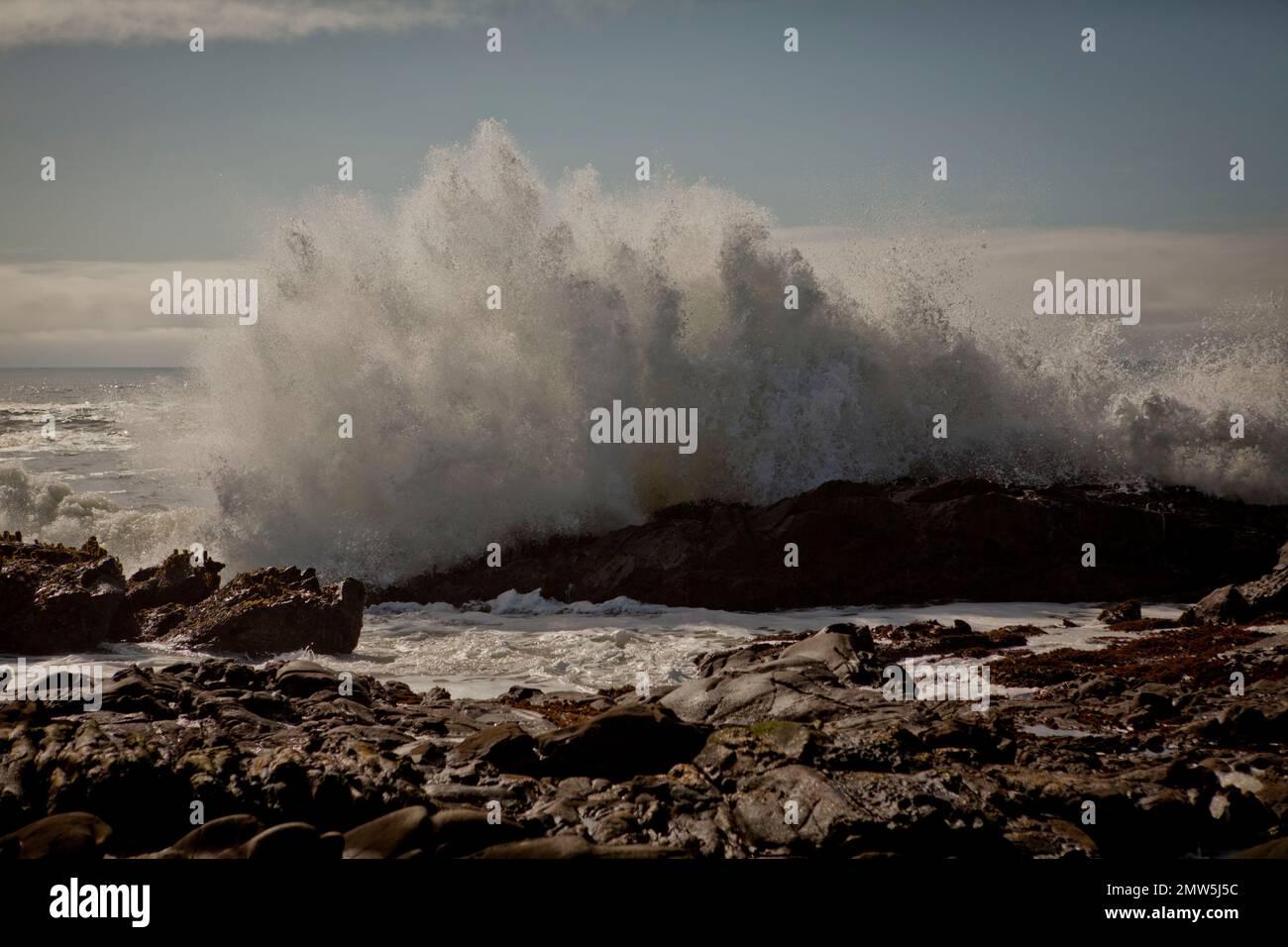 Waves and rocks, Big Sur California Stock Photo - Alamy
