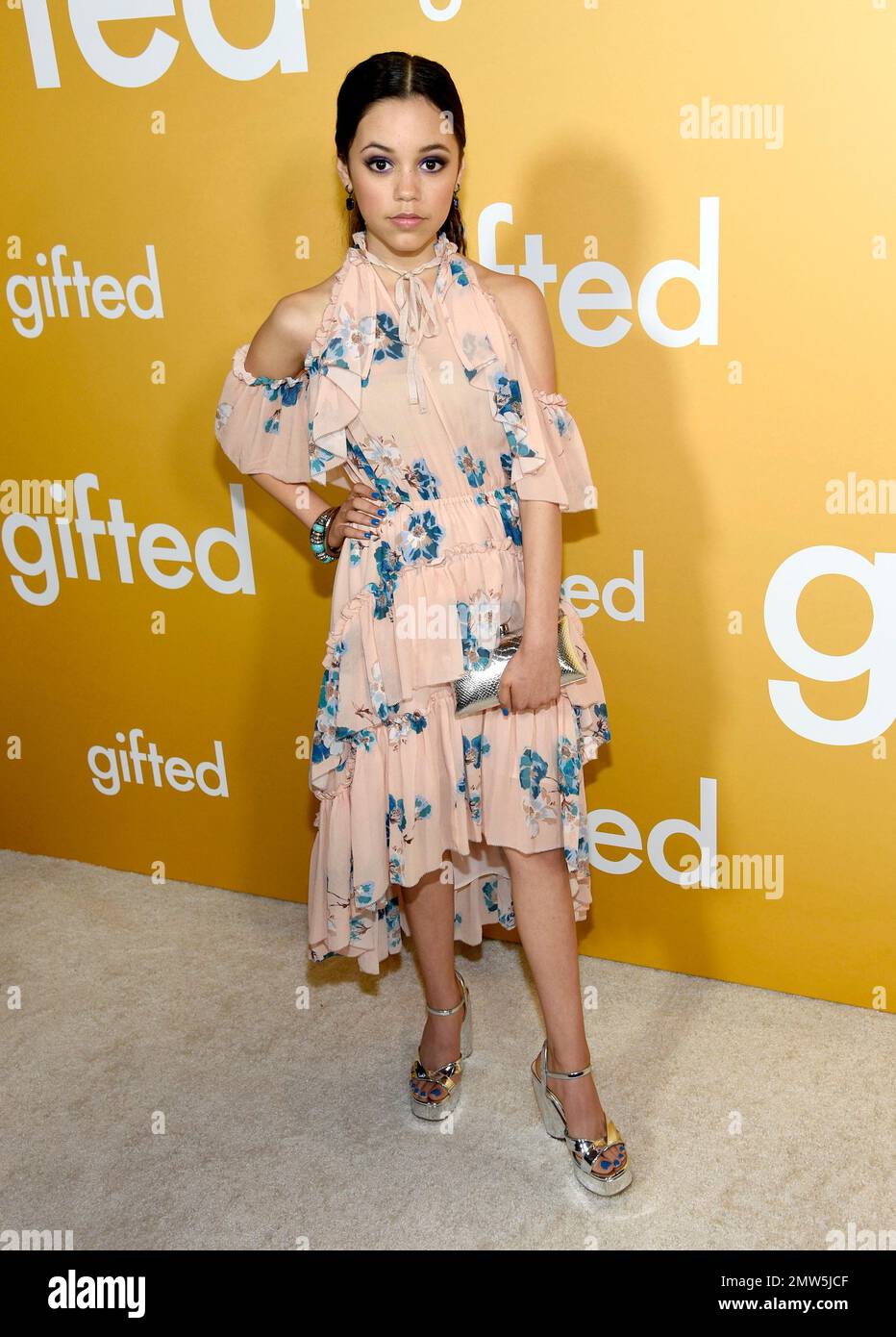 Jenna Ortega arrives at the Los Angeles premiere of "Gifted" at the ...