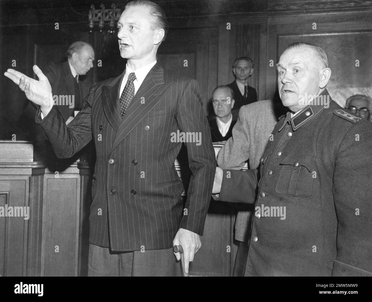 Kurt Werner Gildisch at his trial in Berlin on May 21, 1951. He is ...