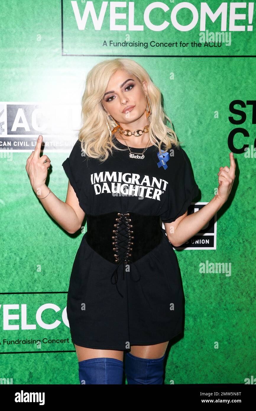 Bebe Rexha attends the Zedd Presents WELCOME! - Fundraising Concert ...