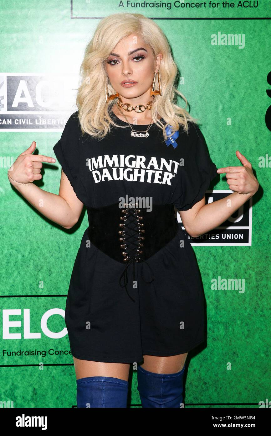 Bebe Rexha attends the Zedd Presents WELCOME! - Fundraising Concert ...