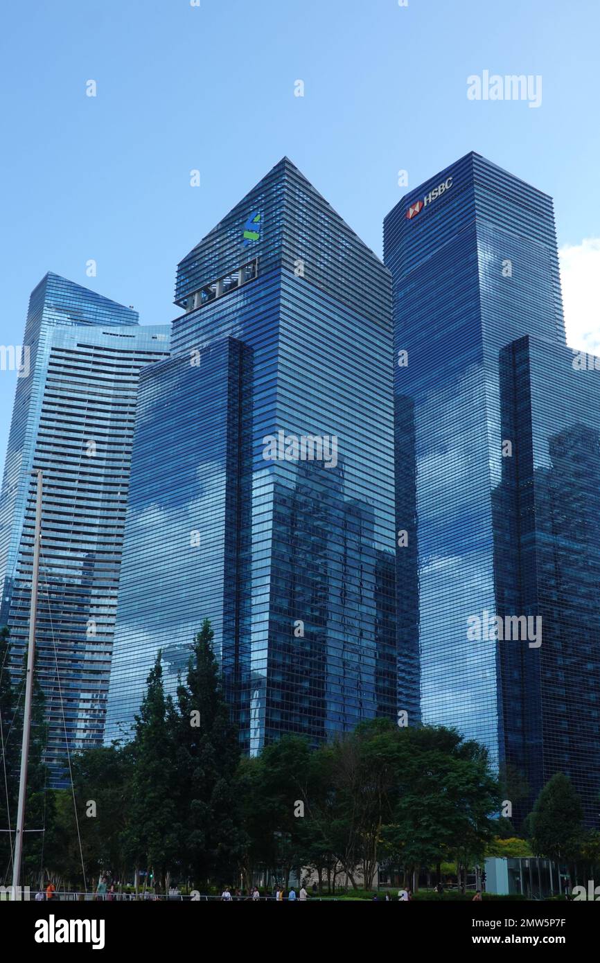 HSBC's new headquarters in Marina Bay Financial Centre, Singapore ...