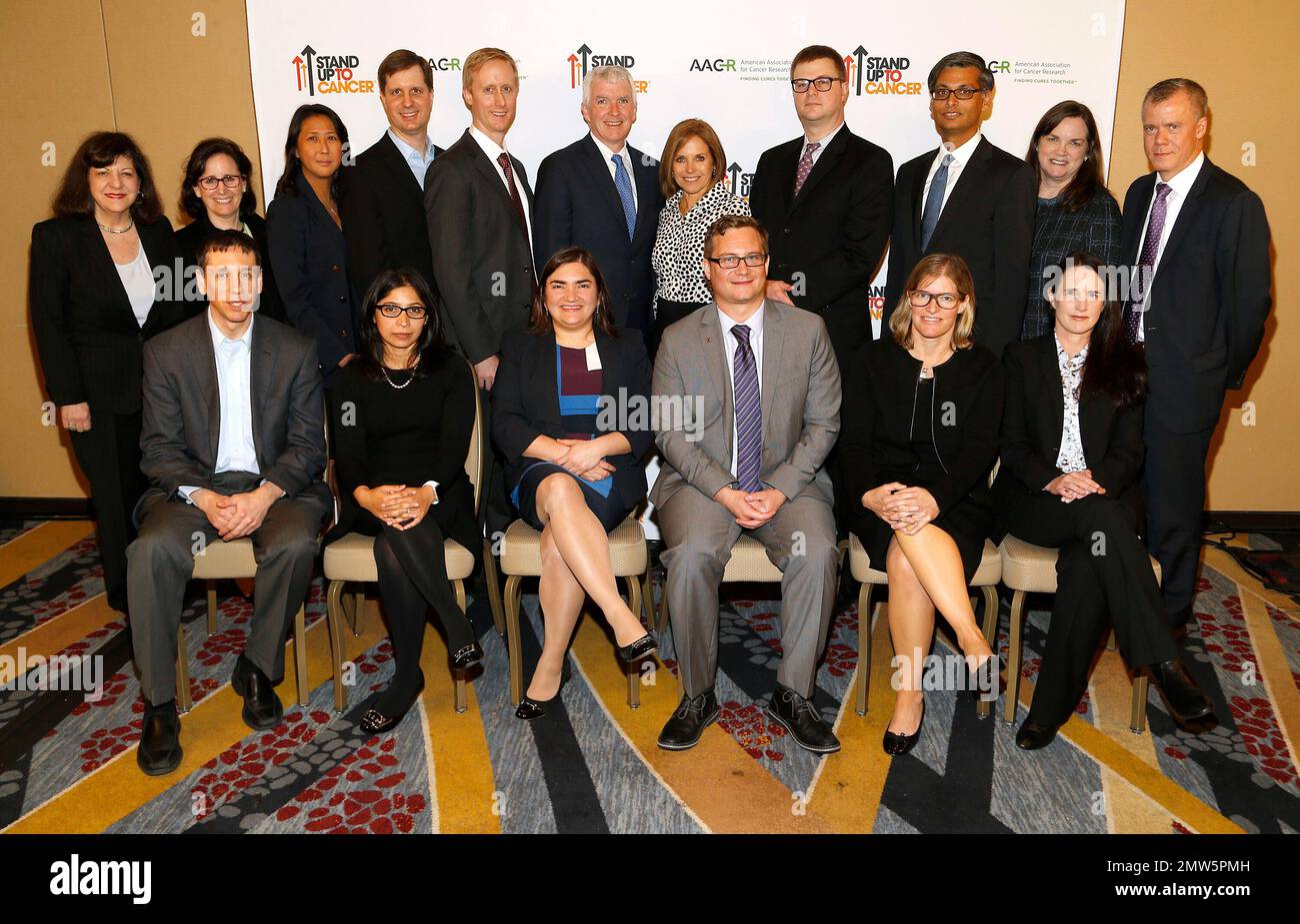 IMAGE DISTRIBUTED FOR STAND UP TO CANCER - Back row, left to right, CEO ...