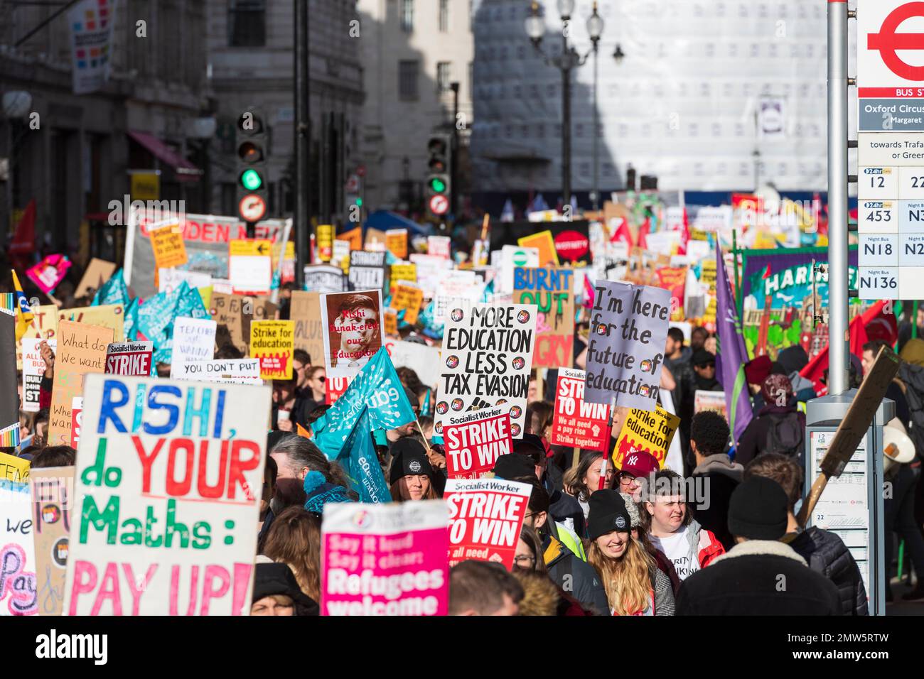The start of a march by members of the National Education Union (NEU ...
