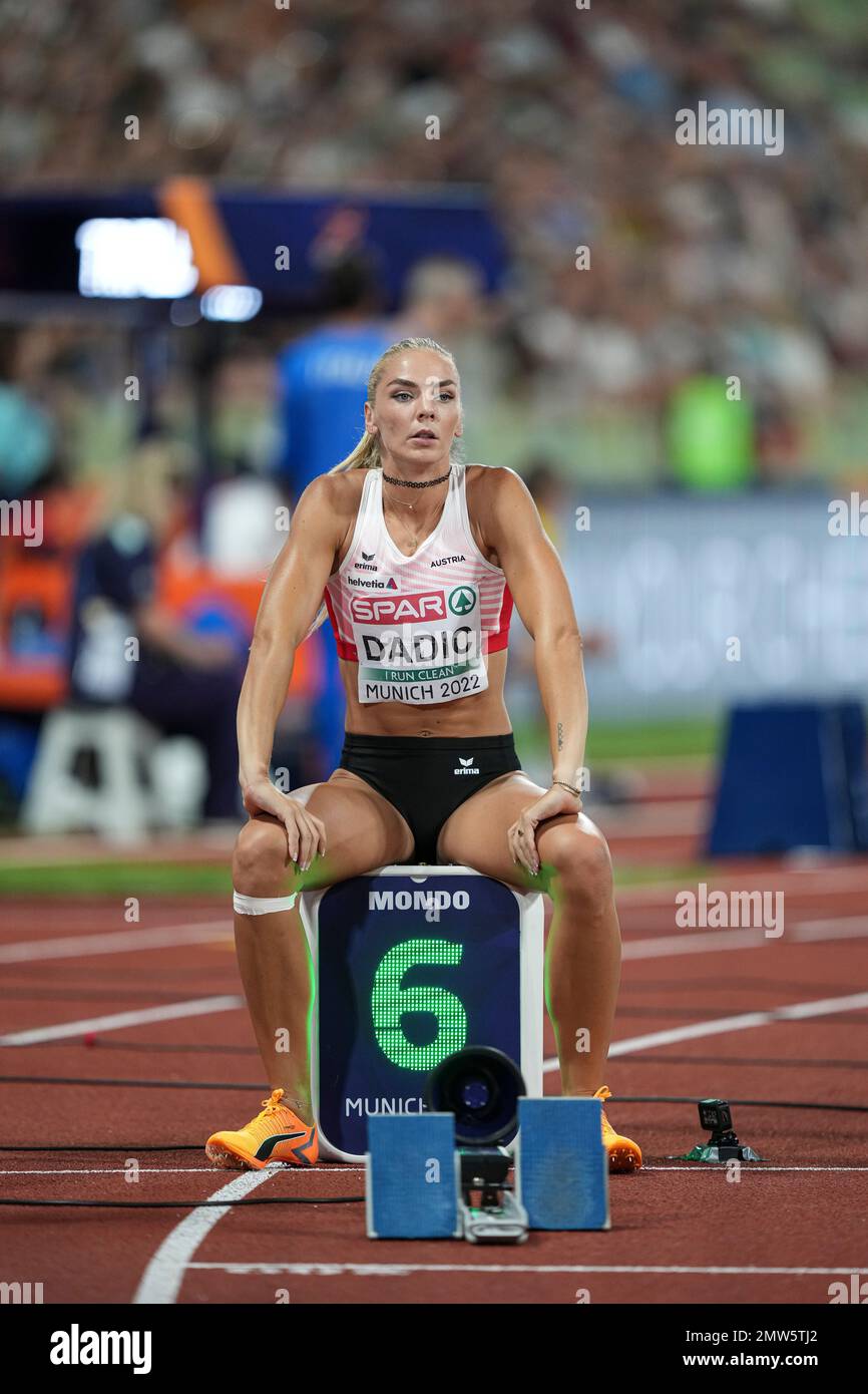 Ivona Dadic participating in the 200 meters of the European Athletics ...