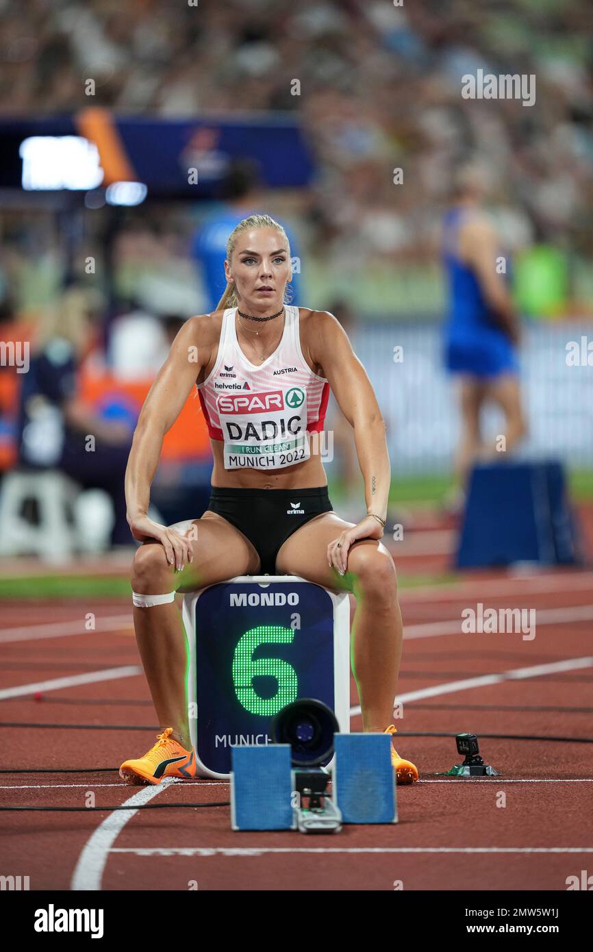 Ivona Dadic participating in the 200 meters of the European Athletics ...