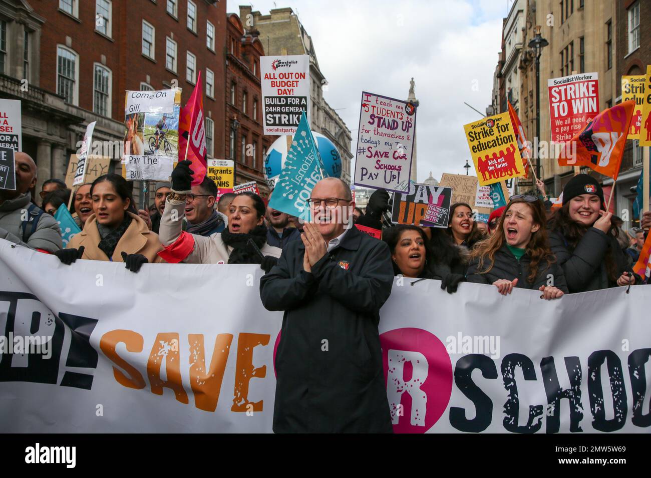 Joint general secretary national education union hi-res stock ...