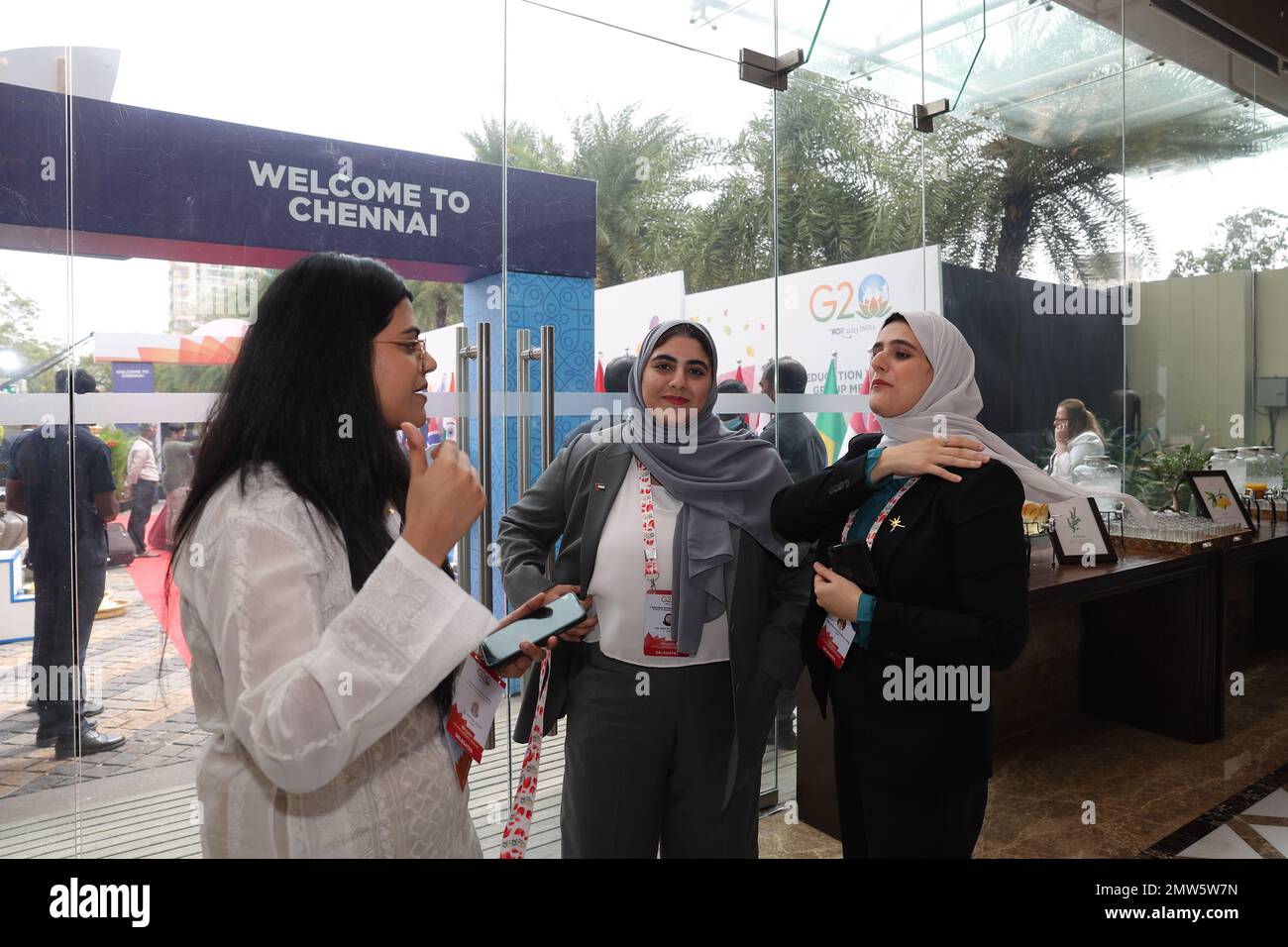 The first phase of G20 Summit 2023 held in Chennai, India on 1st Feb ...