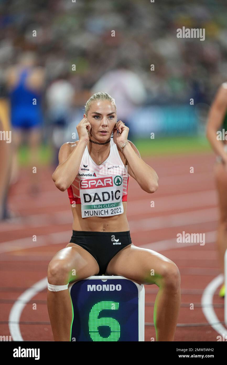 Ivona Dadic participating in the 200 meters of the European Athletics ...