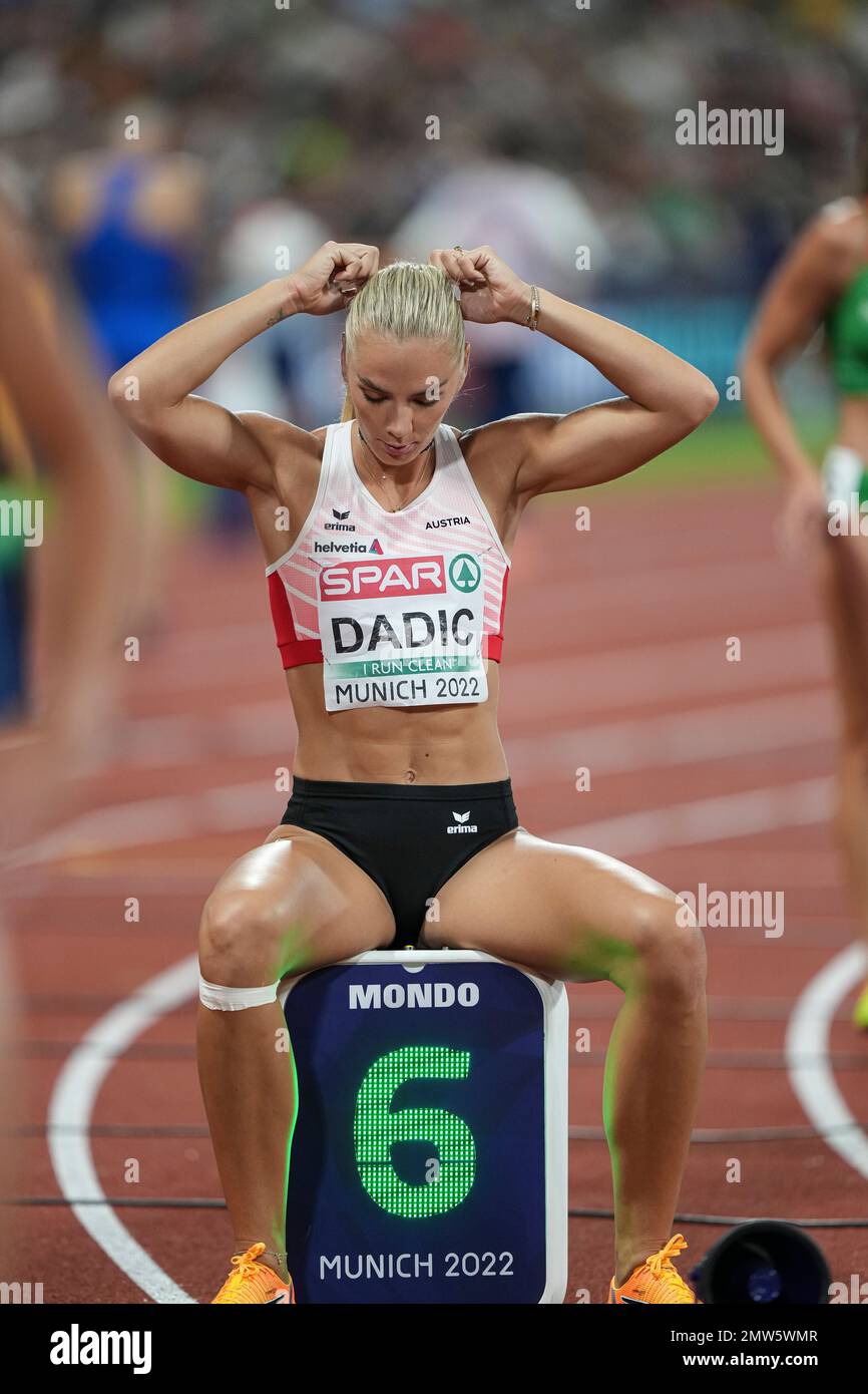 Ivona Dadic participating in the 200 meters of the European Athletics ...