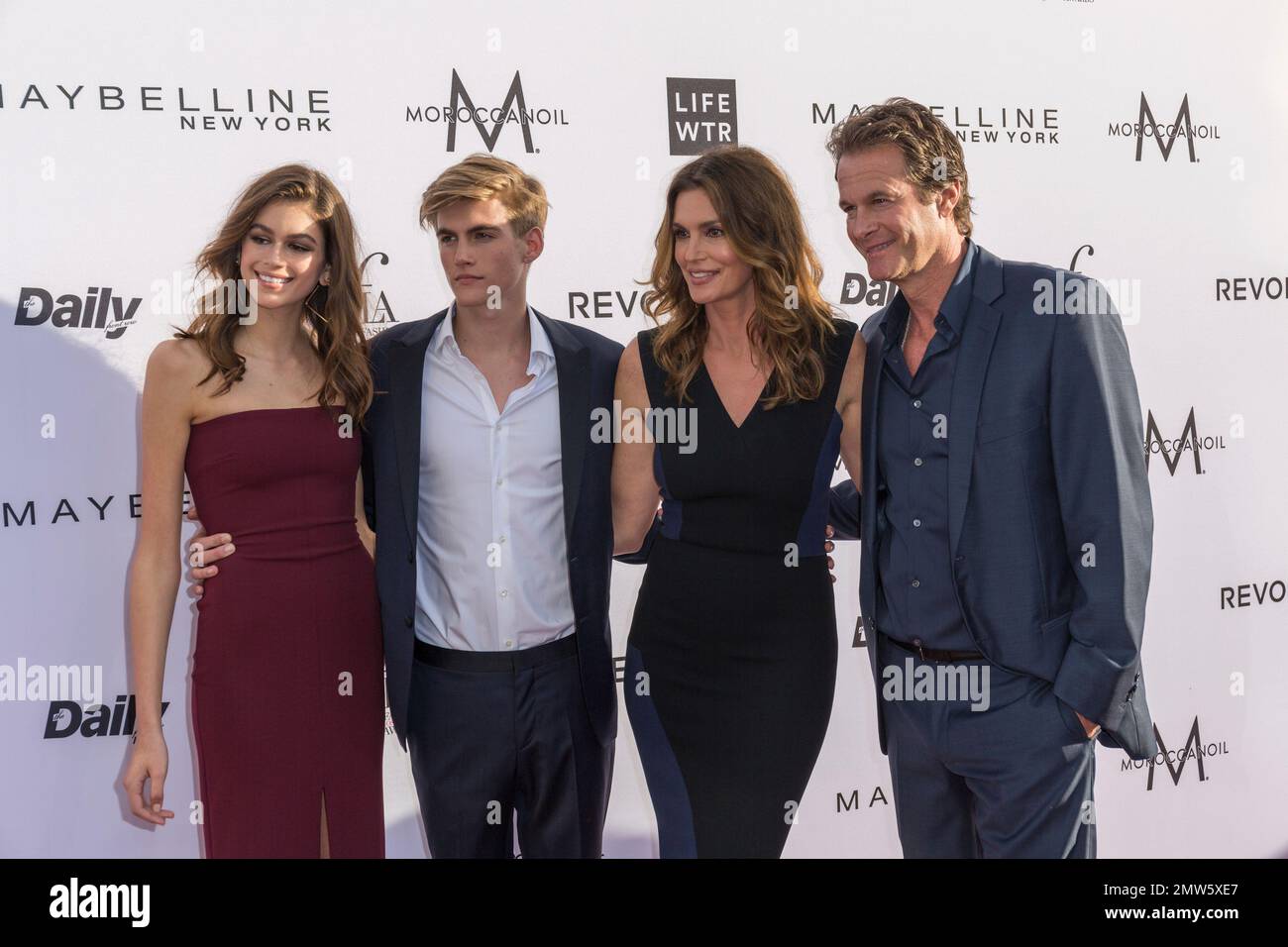 Kaia Jorden Gerber, from left, Presley Walker Gerber, Cindy Crawford ...
