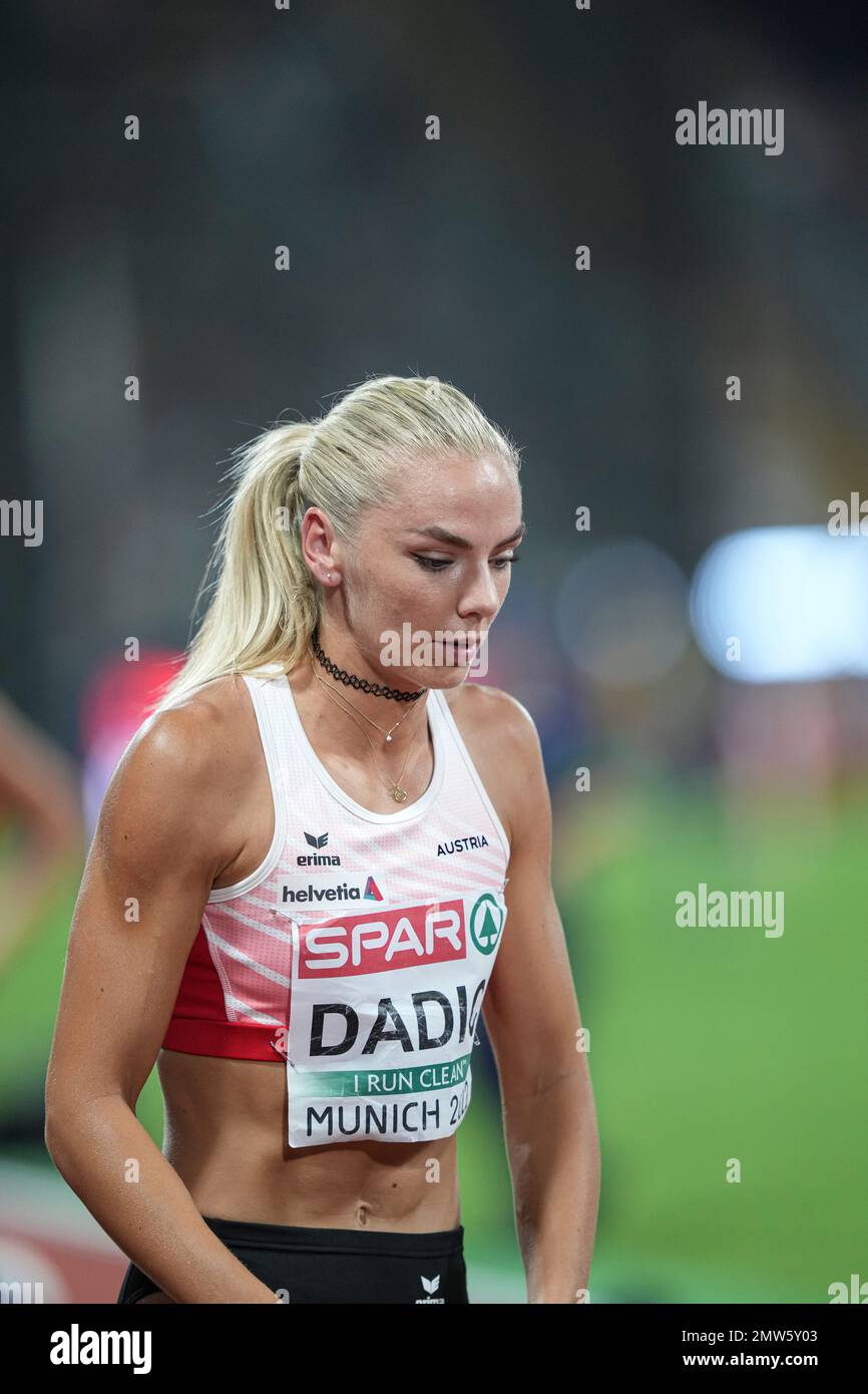 Ivona Dadic participating in the 200 meters of the European Athletics ...