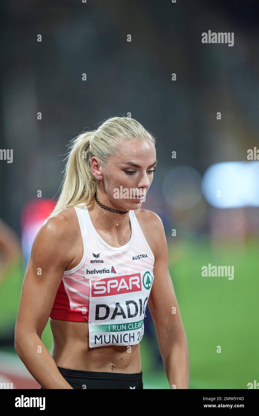 Ivona Dadic participating in the 200 meters of the European Athletics ...
