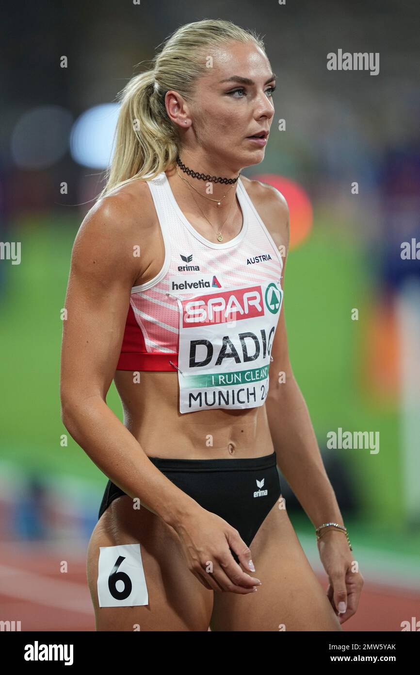 Ivona Dadic participating in the 200 meters of the European Athletics ...