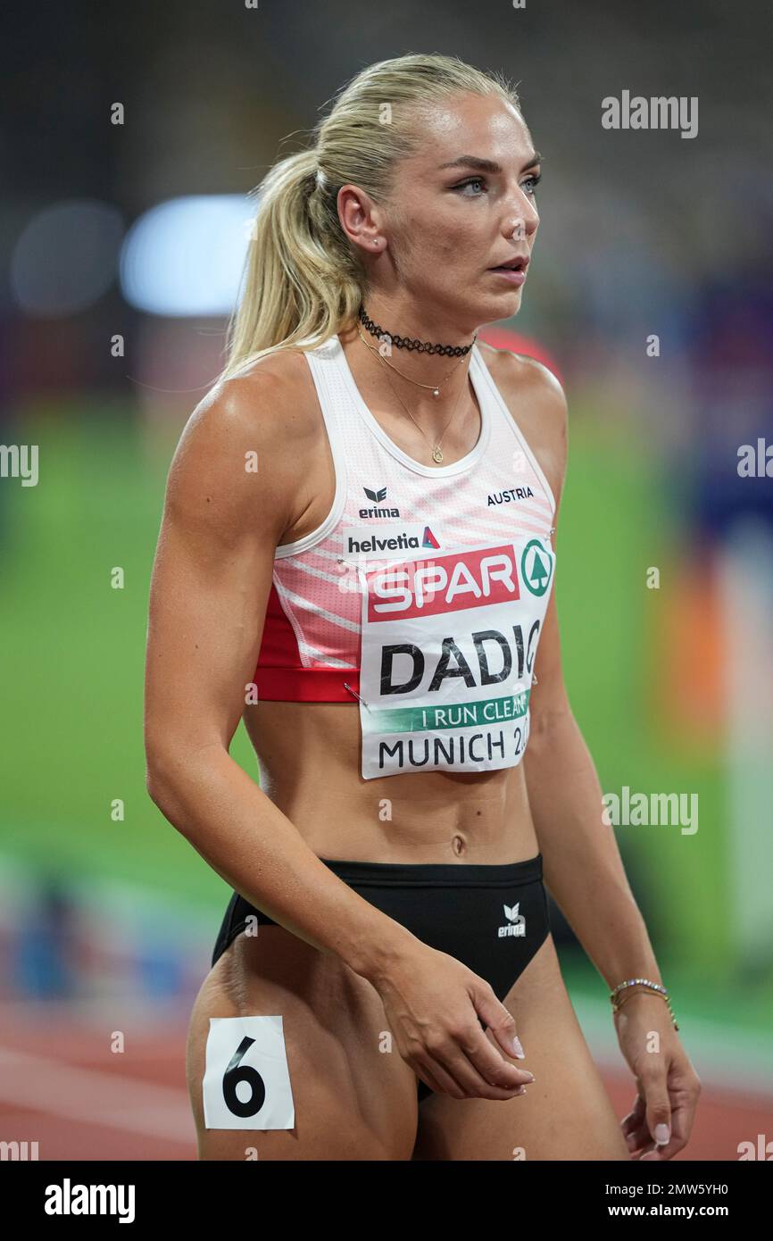 Ivona Dadic participating in the 200 meters of the European Athletics ...