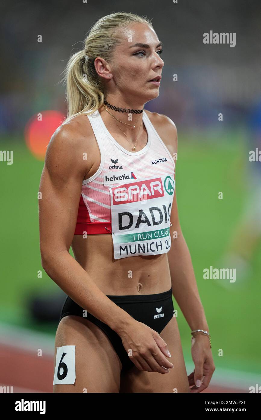 Ivona Dadic participating in the 200 meters of the European Athletics ...