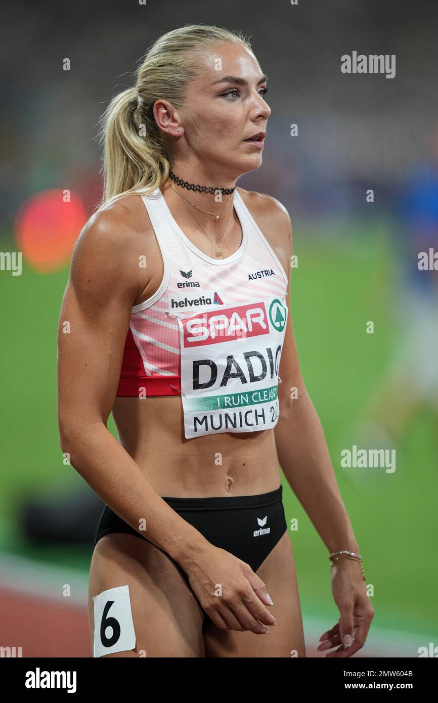 Ivona Dadic participating in the 200 meters of the European Athletics ...