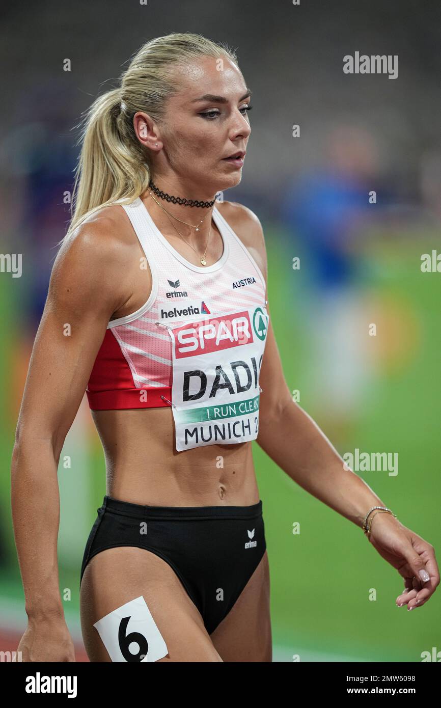 Ivona Dadic participating in the 200 meters of the European Athletics ...
