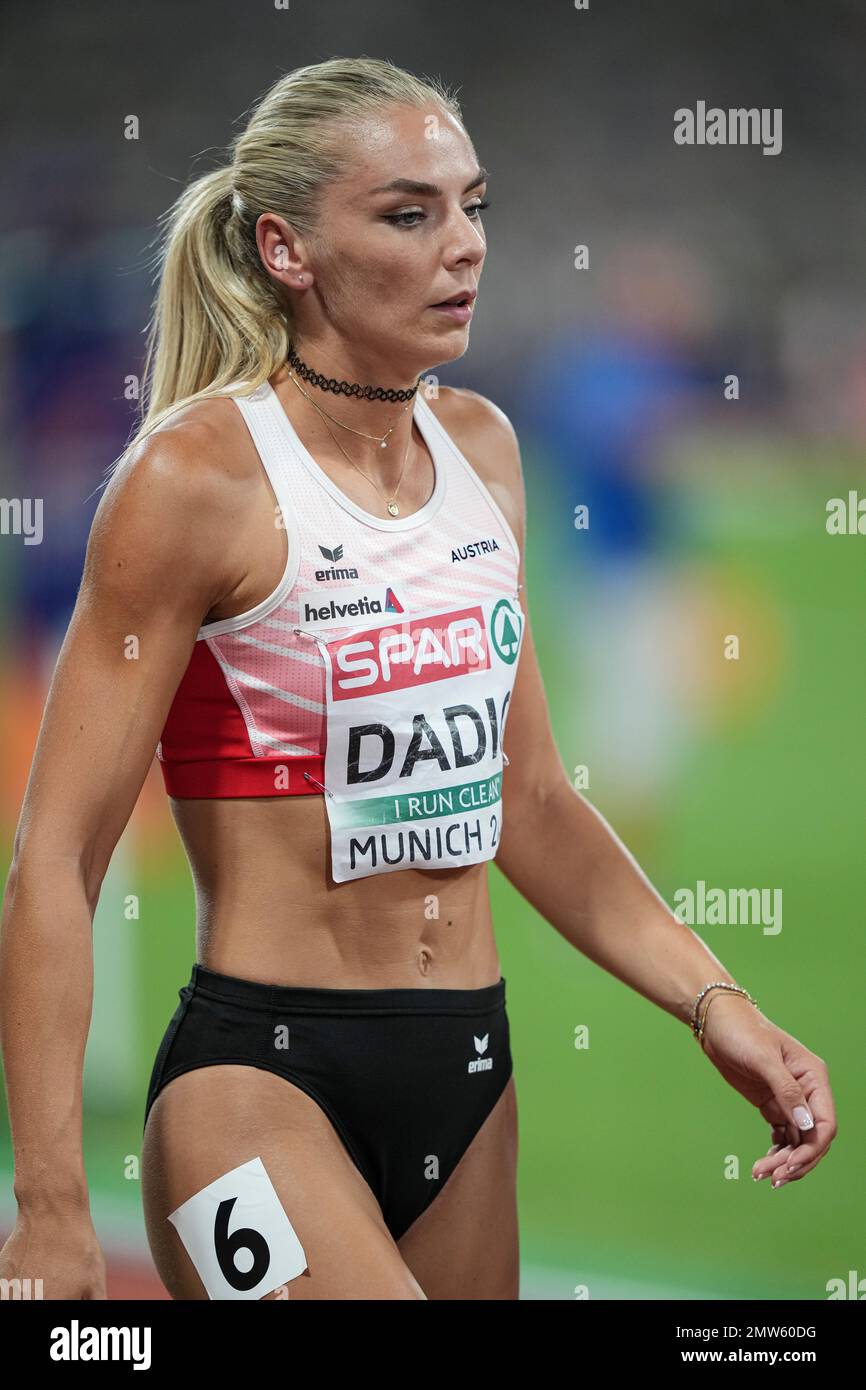 Ivona Dadic participating in the 200 meters of the European Athletics ...