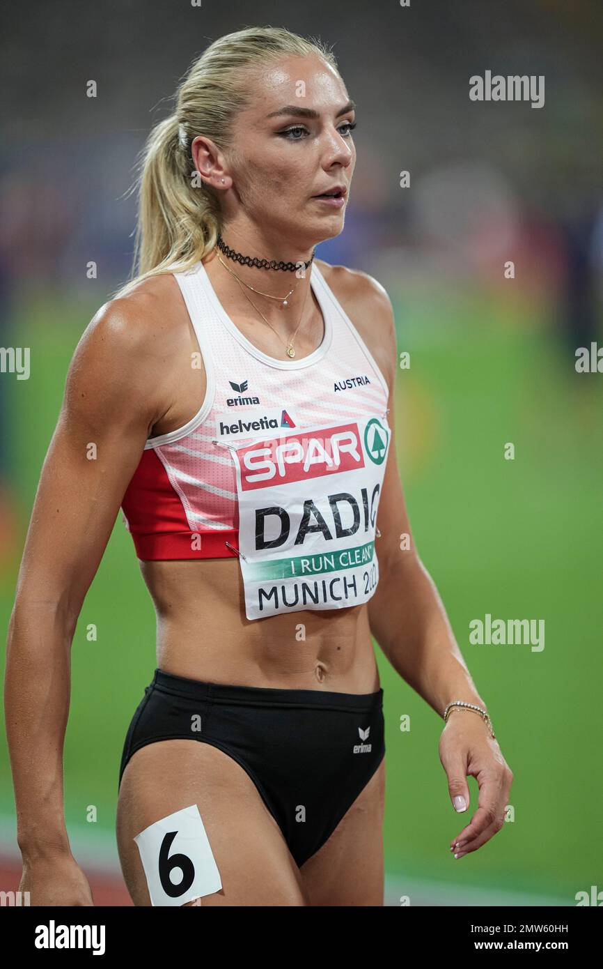 Ivona Dadic participating in the 200 meters of the European Athletics ...