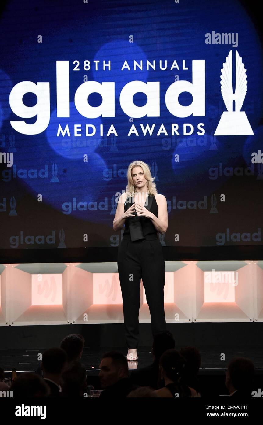 Sarah Kate Ellis attends the 28th Annual GLAAD Media Awards at the ...
