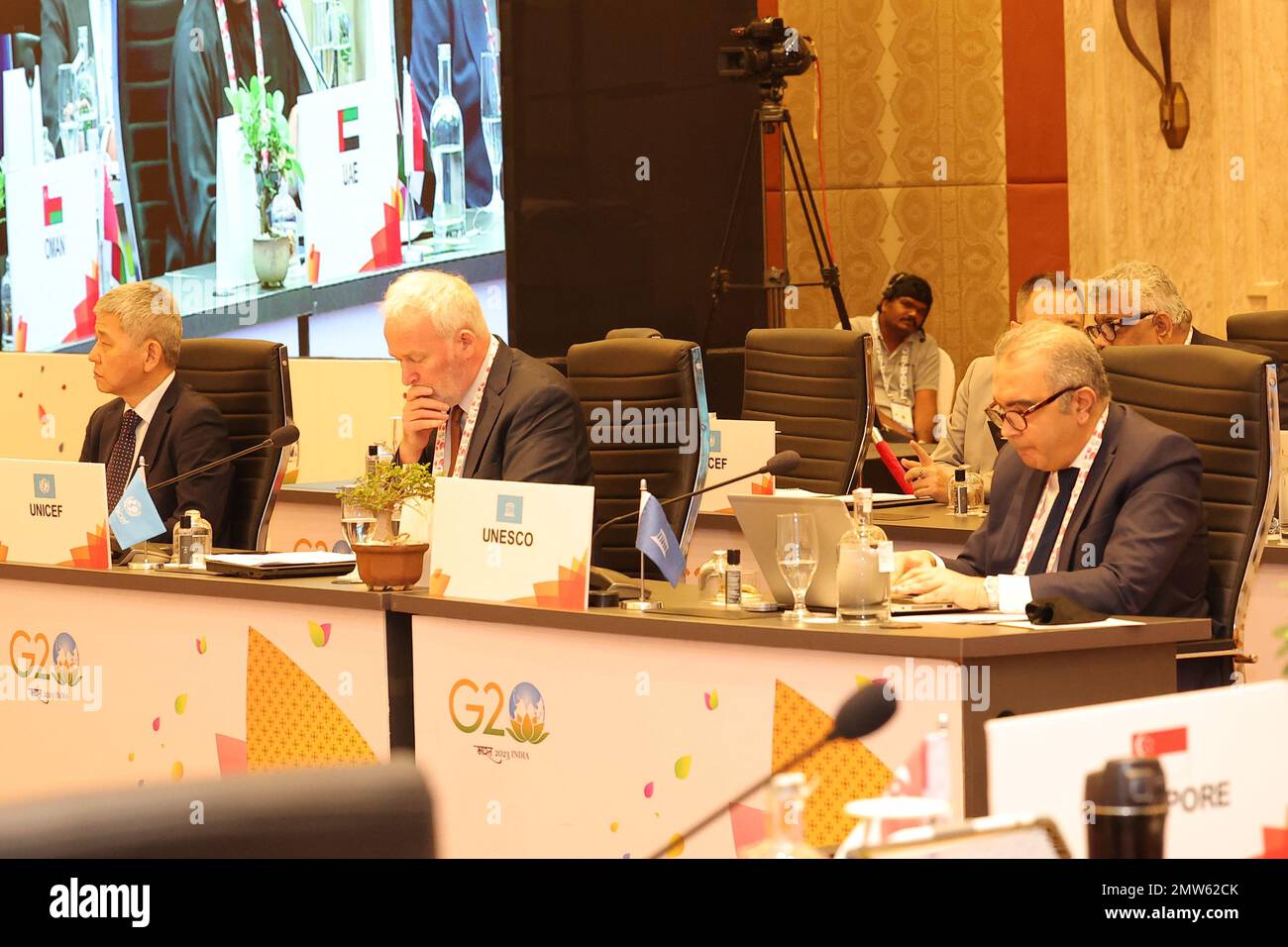 The first phase of G20 Summit 2023 held in Chennai, India on 1st Feb ...