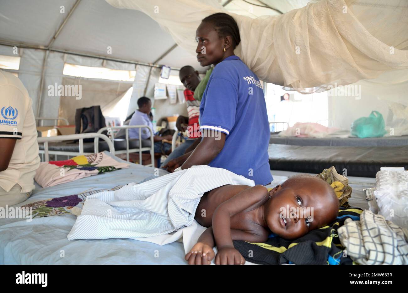 In this photo taken Wednesday, March 15, 2017, two-year-old South ...