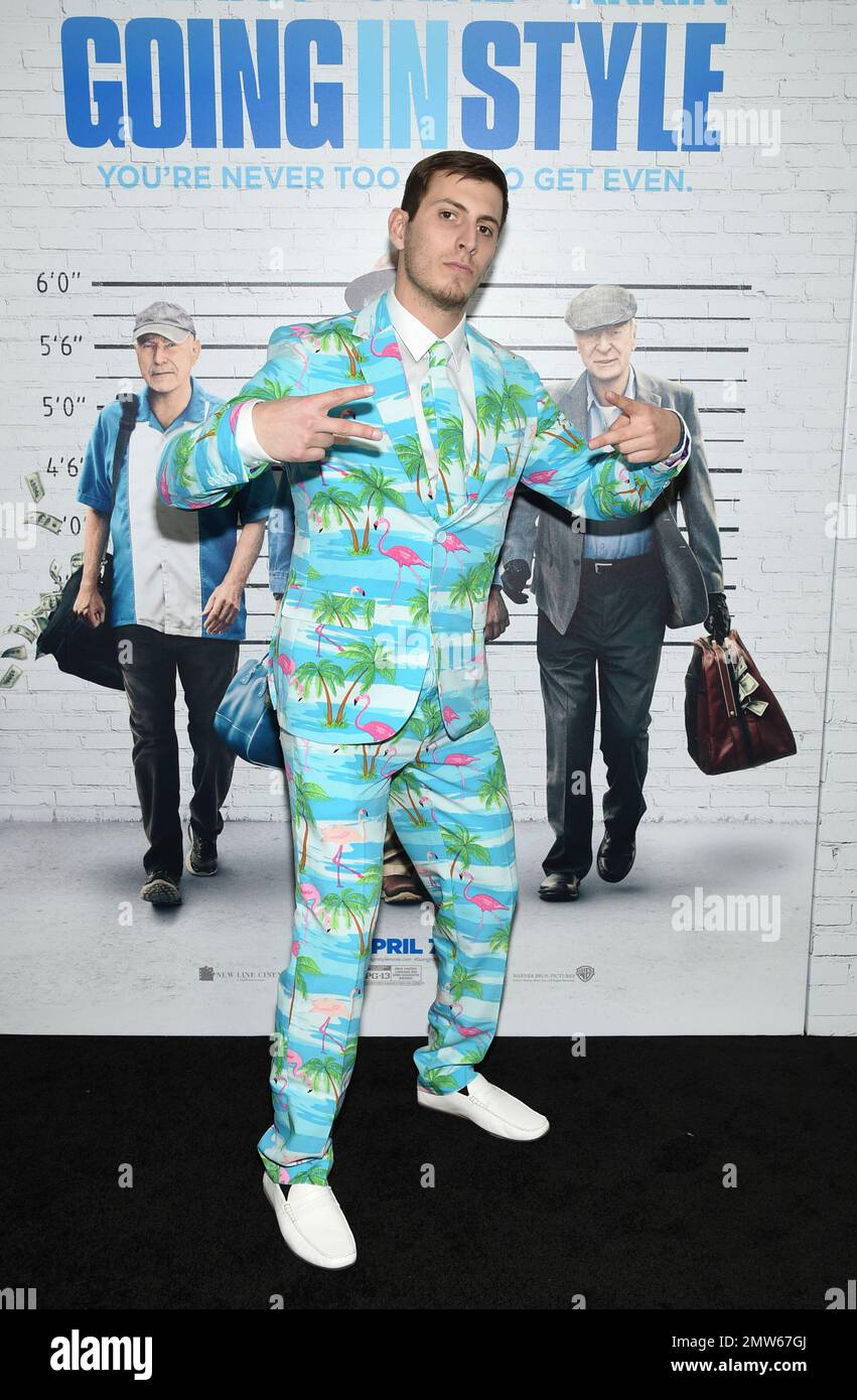 Ross Smith attends the world premiere of "Going in Style" at the SVA ...