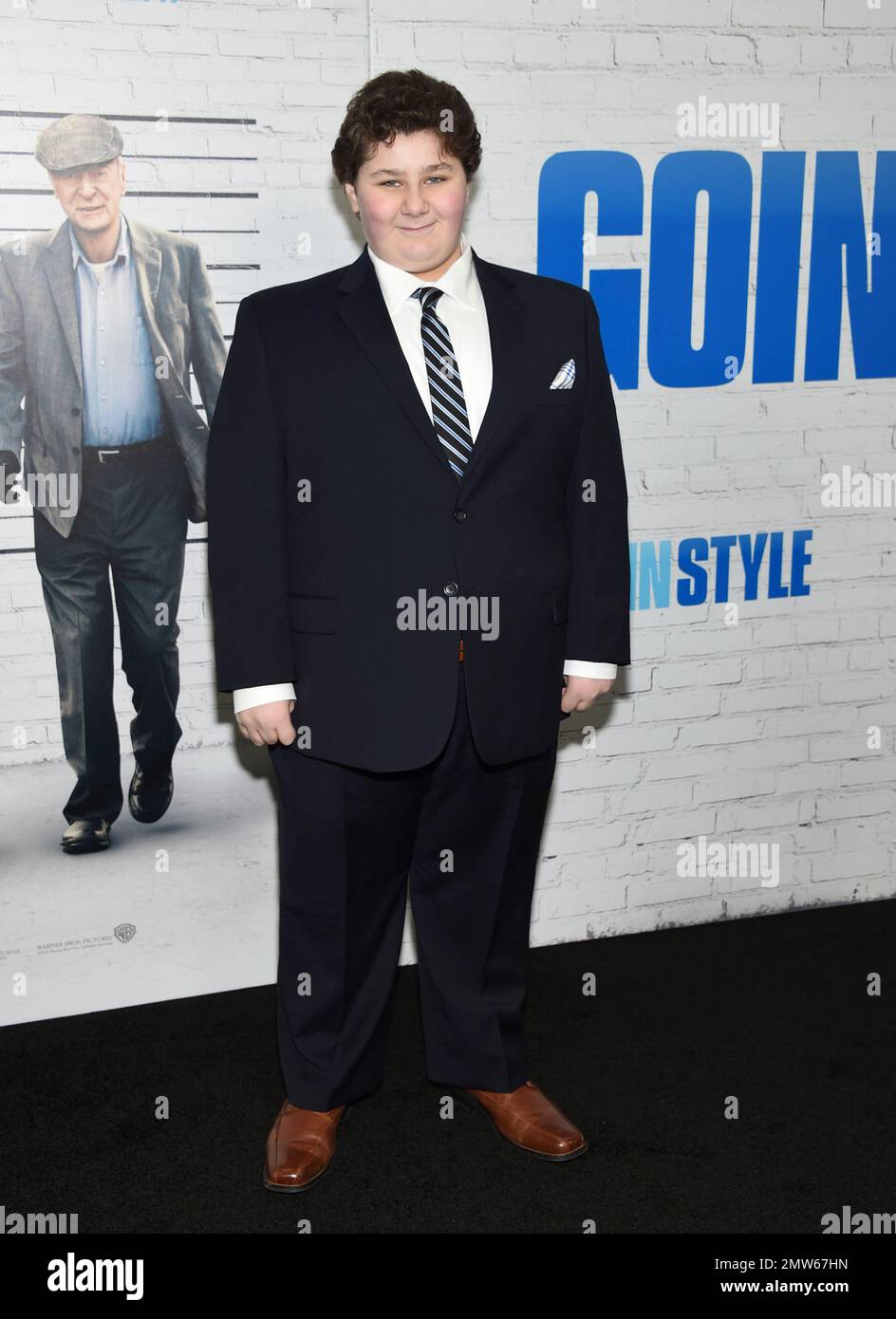 Jeremy Shinder attends the world premiere of "Going in Style" at the ...