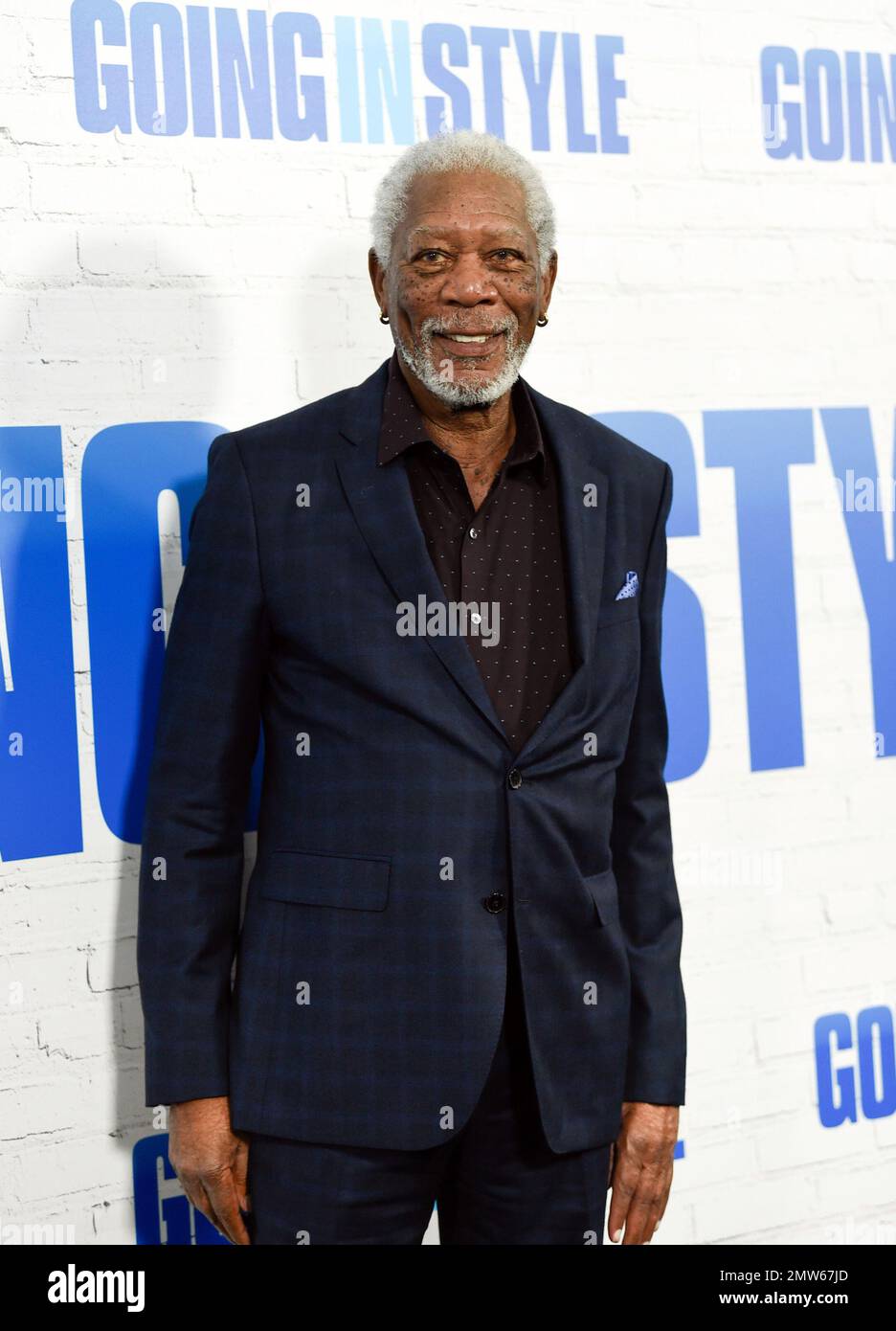 Actor Morgan Freeman attends the world premiere of "Going in Style" at ...
