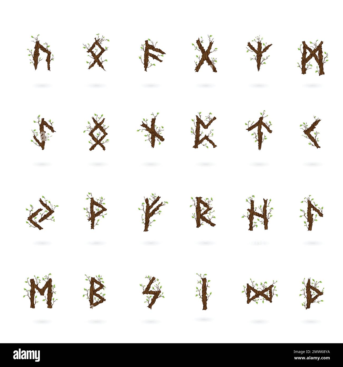 Viking runes Cut Out Stock Images & Pictures - Alamy