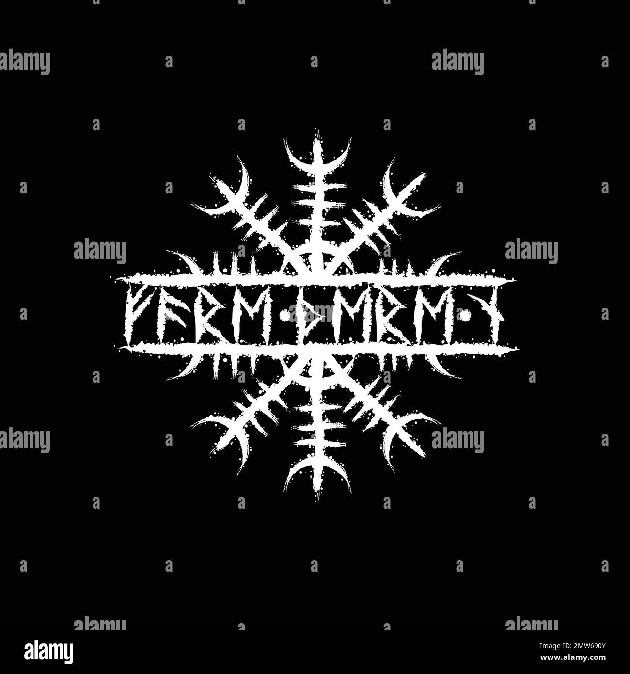 Runic viking Scandinavian runes symbol text Stock Vector Image & Art ...