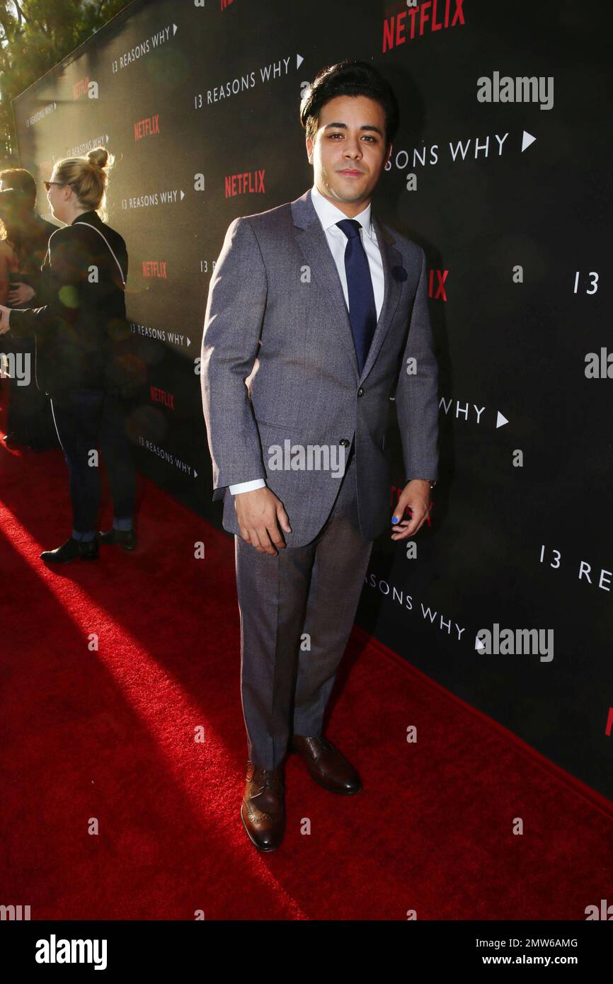 Christian Navarro seen at Netflix '13 Reasons Why' Premiere at ...