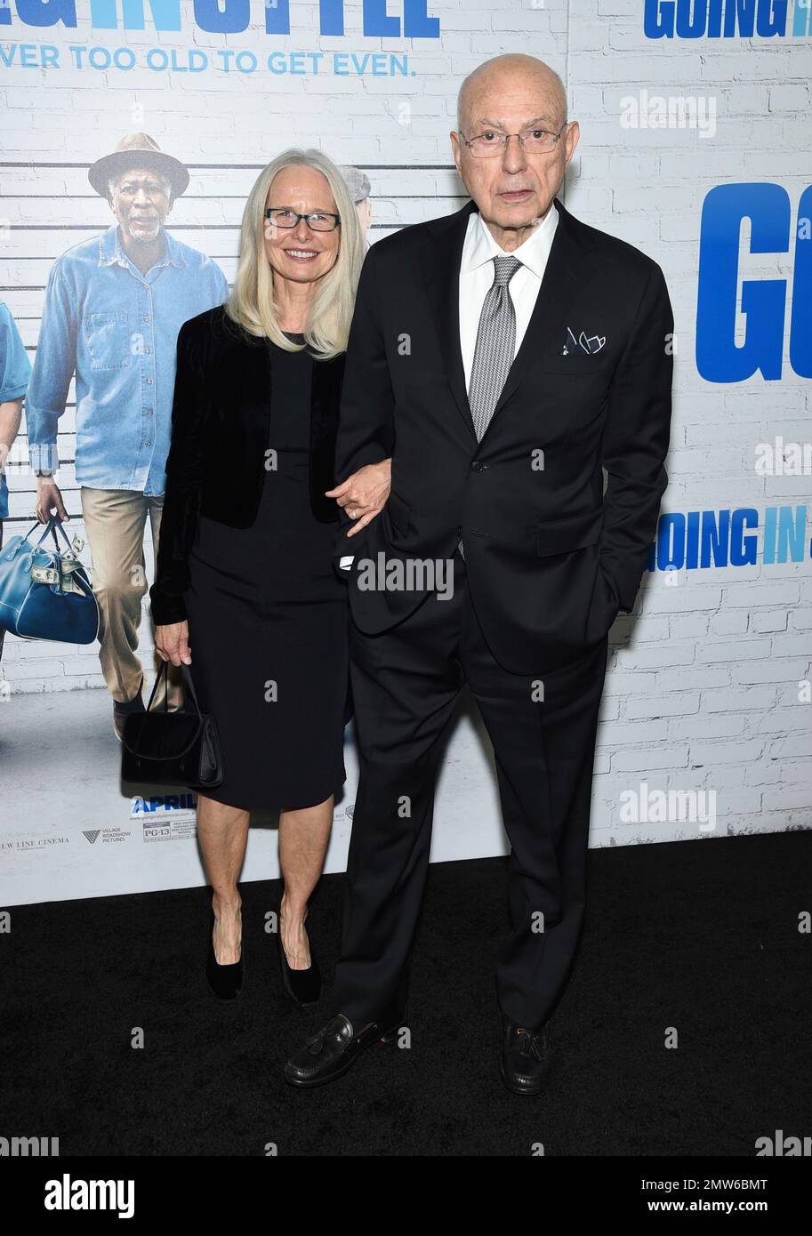 Actor Alan Arkin and wife Suzanne Newlander Arkin attend the world ...
