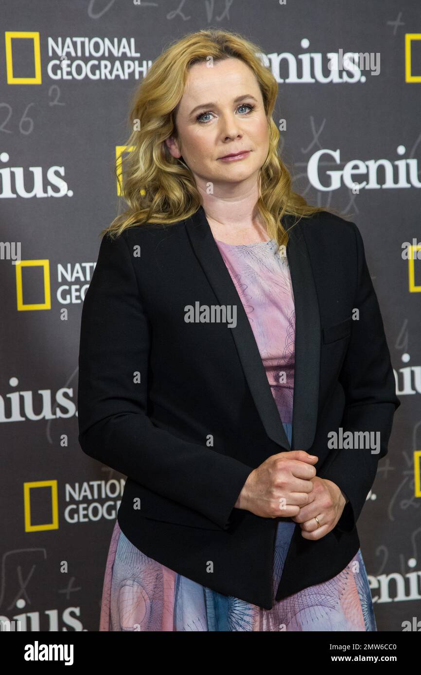 Actress Emily Watson poses for photographers upon arrival at the ...