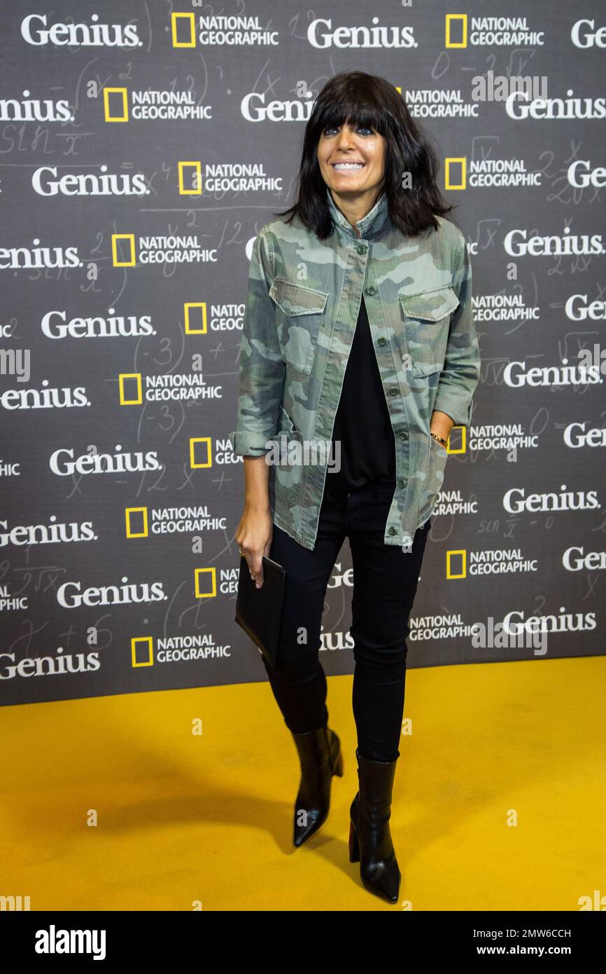 Claudia Winkleman poses for photographers upon arrival at the premiere ...