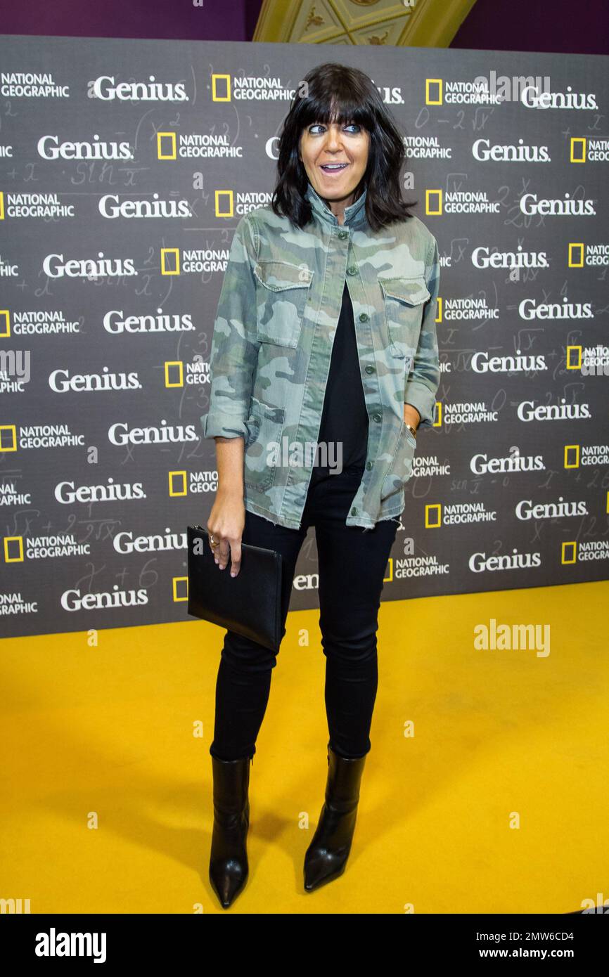 Claudia Winkleman poses for photographers upon arrival at the premiere ...