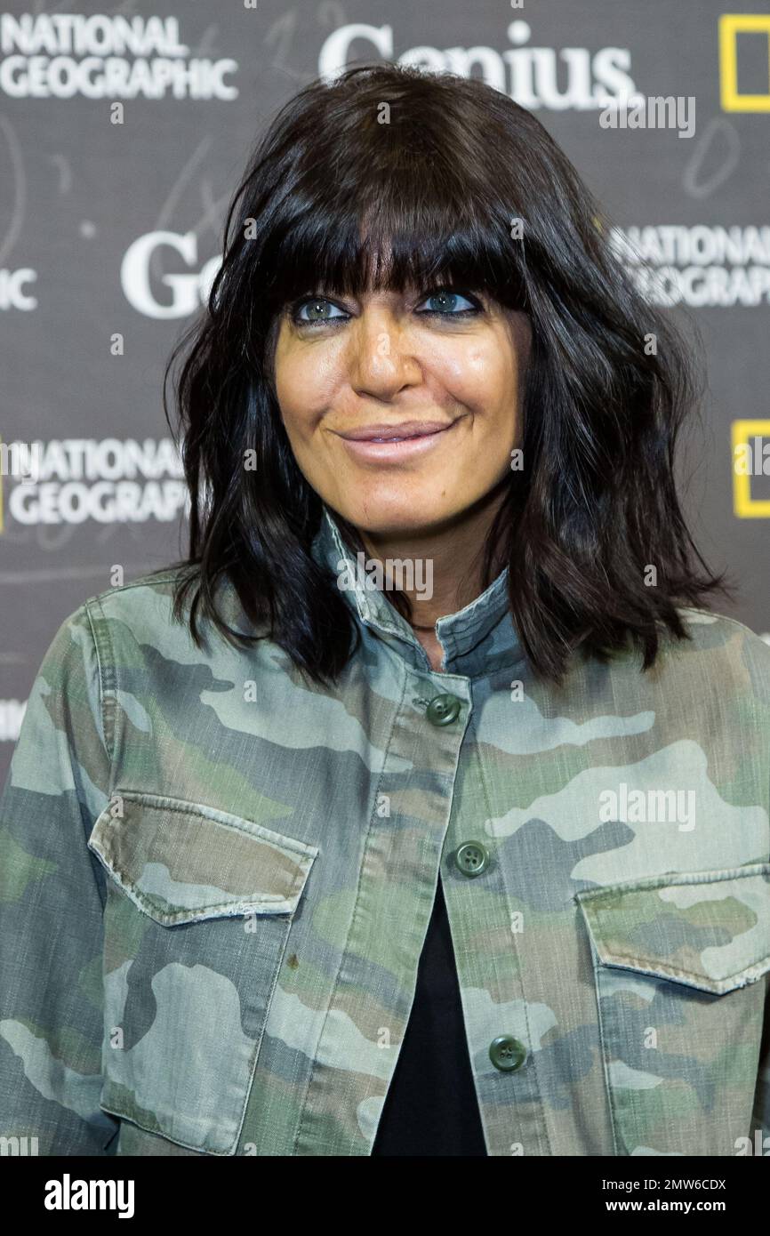Claudia Winkleman poses for photographers upon arrival at the premiere ...
