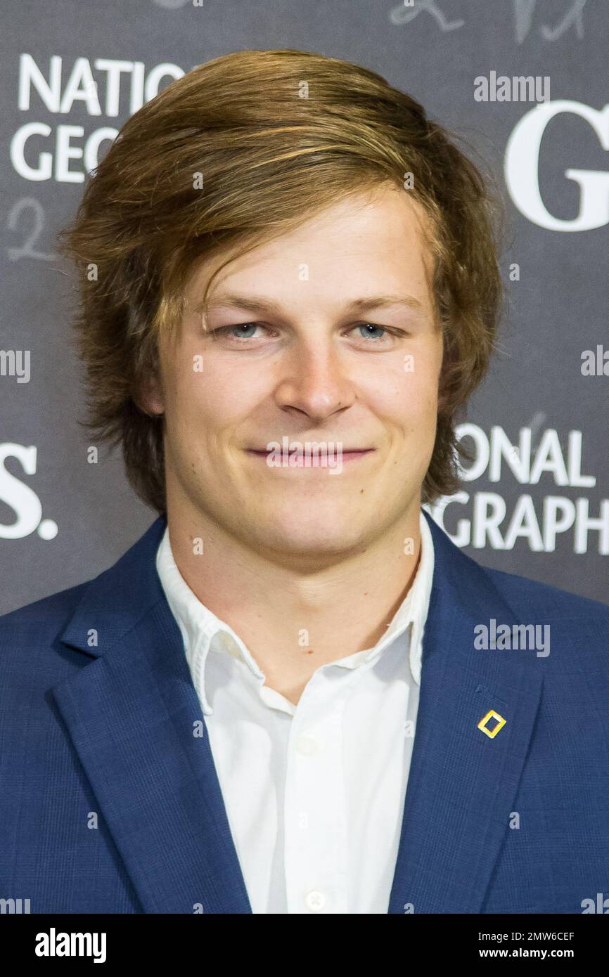 Bertie Gregory poses for photographers upon arrival at the premiere of ...