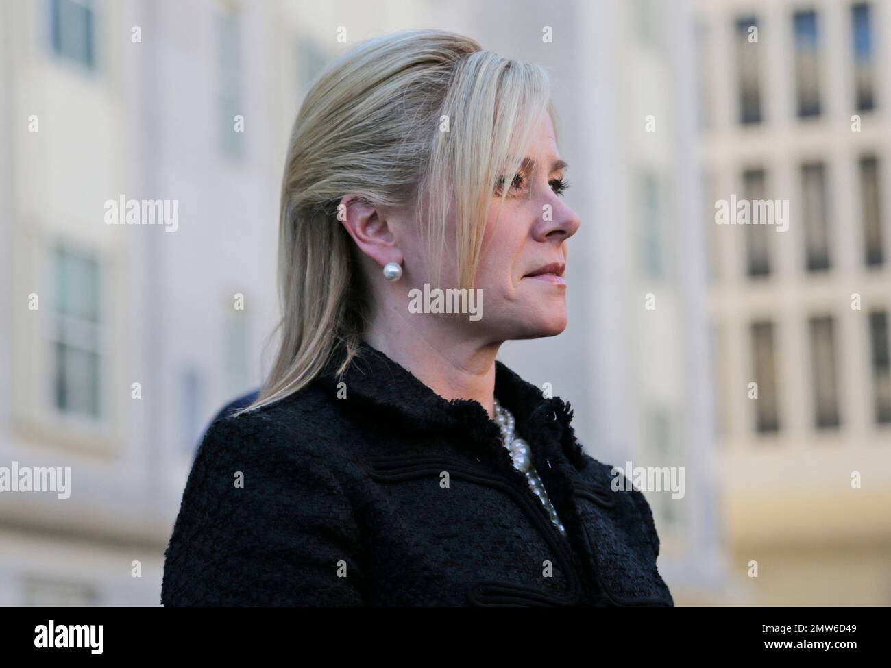 Bridget Kelly leaves federal court after sentencing in Newark, N.J ...