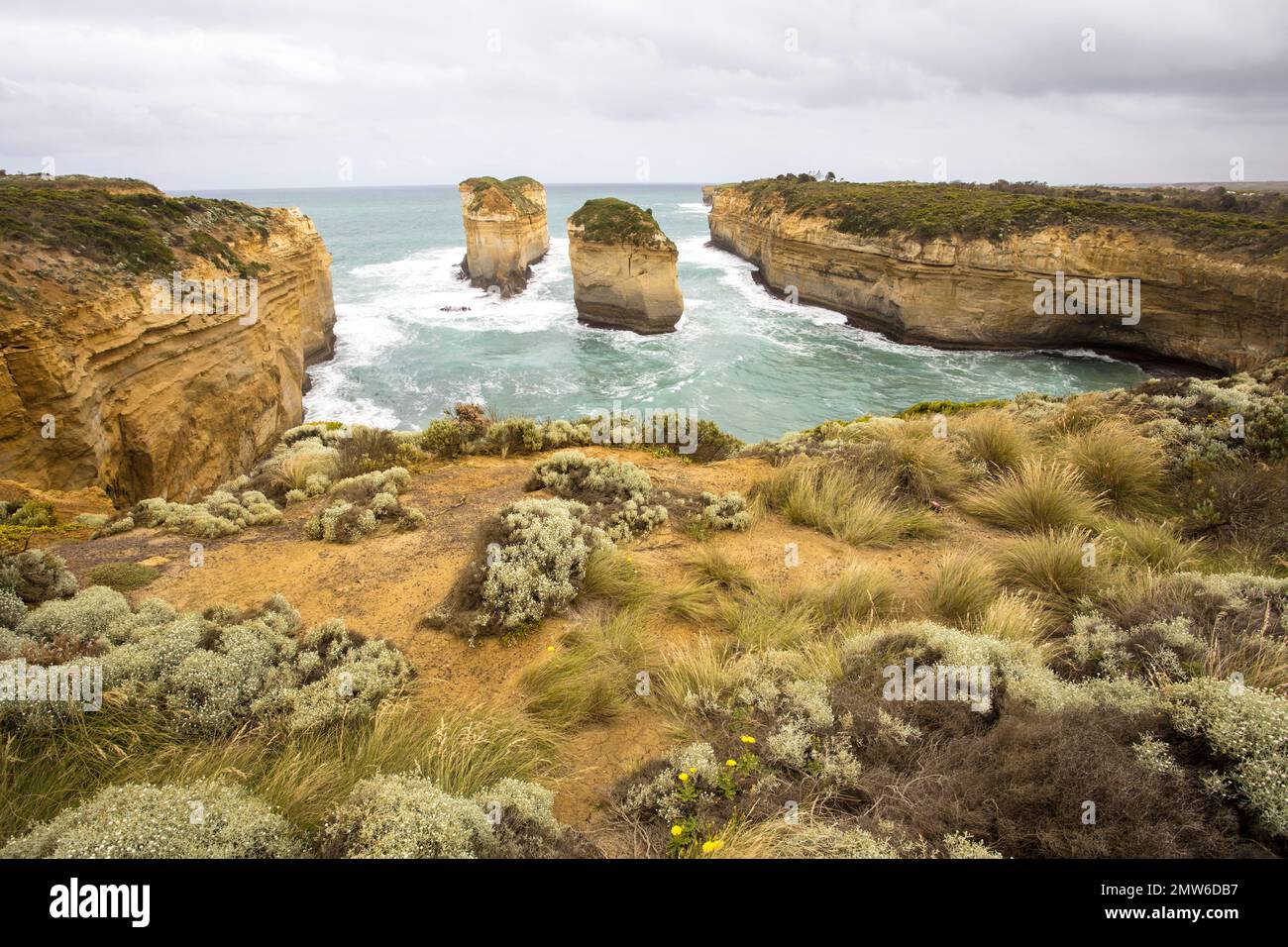 Tom and Eva lookout. The Rock formation on Great Ocean Road, Australia ...