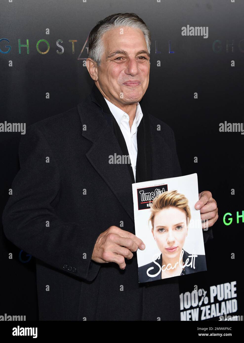 Tony Danza attends the premiere of "Ghost in the Shell" at AMC Loews ...