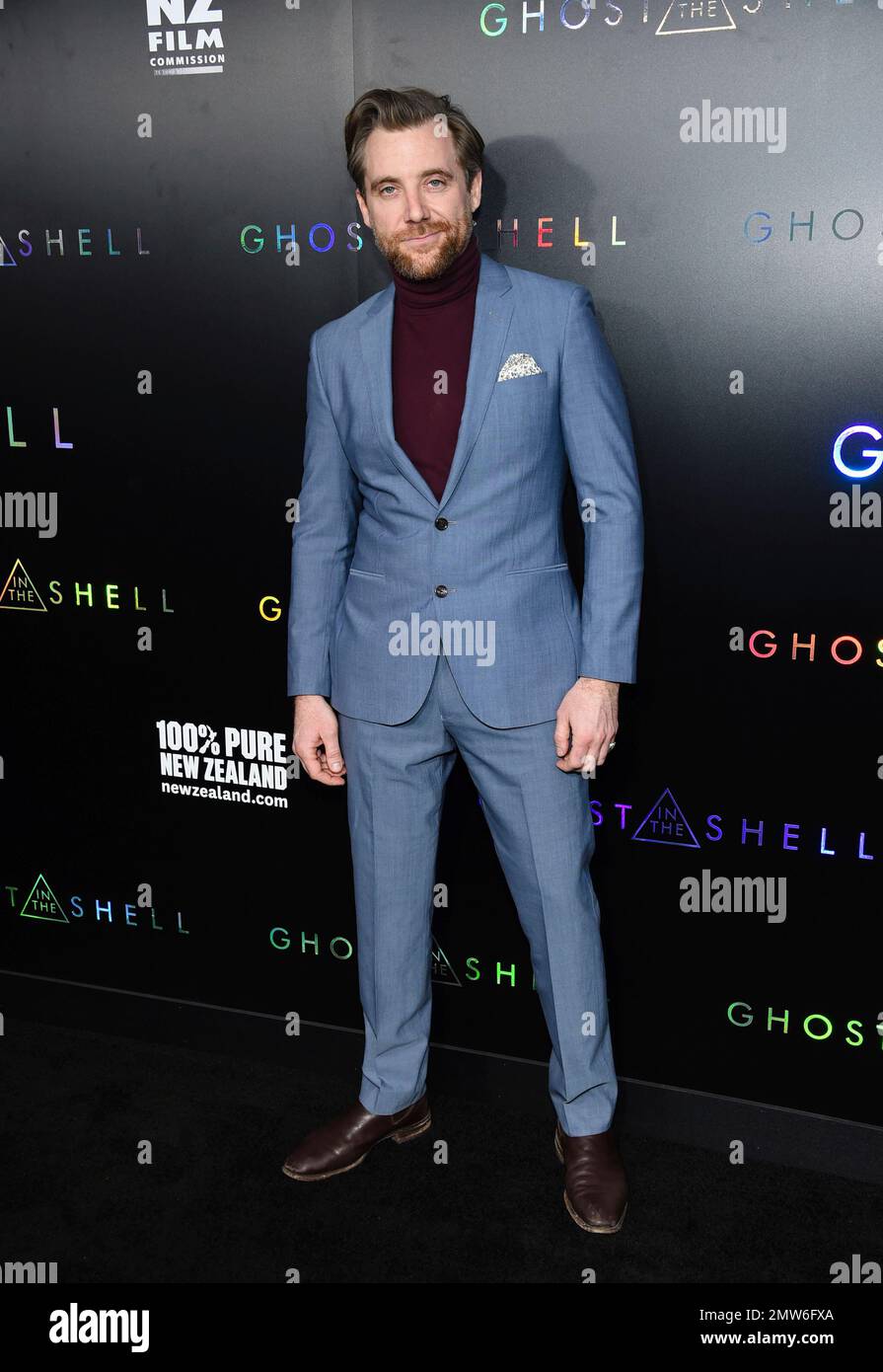 Actor Donal Brophy attends the premiere of "Ghost in the Shell" at AMC ...