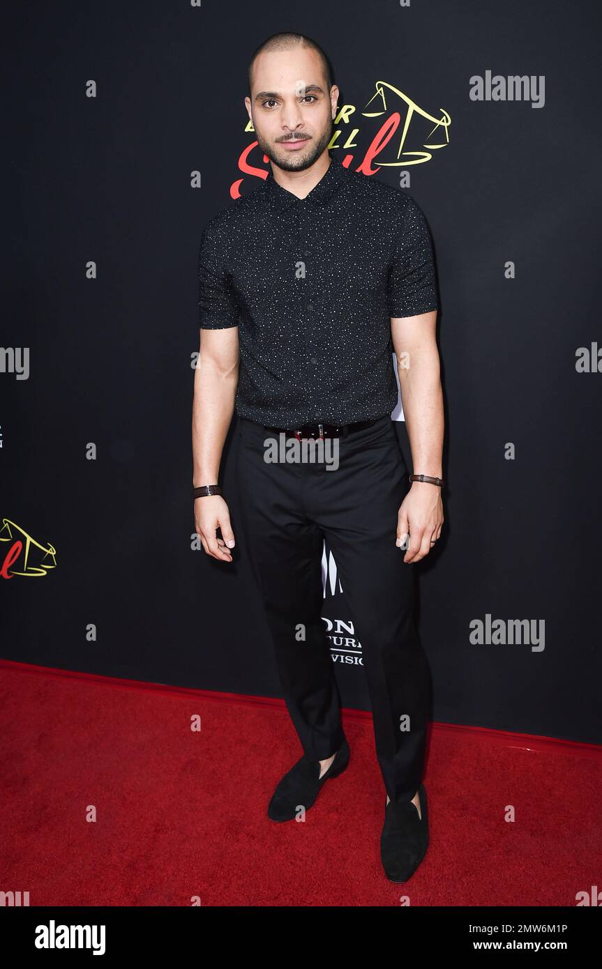 Michael Mando attends the Los Angeles premiere of "Better Call Saul" at ...