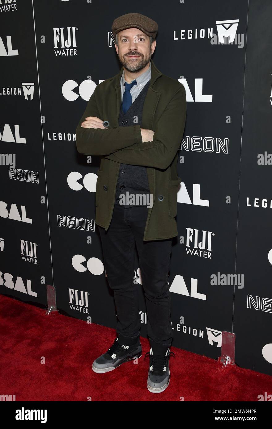 Jason Sudeikis attends the premiere of "Colossal" at AMC Loews Lincoln ...